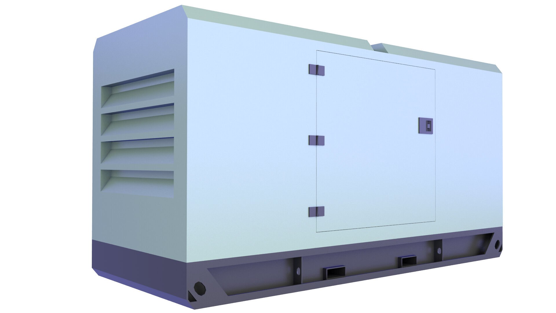 Diesel Generator Low Poly 7 Model - TurboSquid 2096796