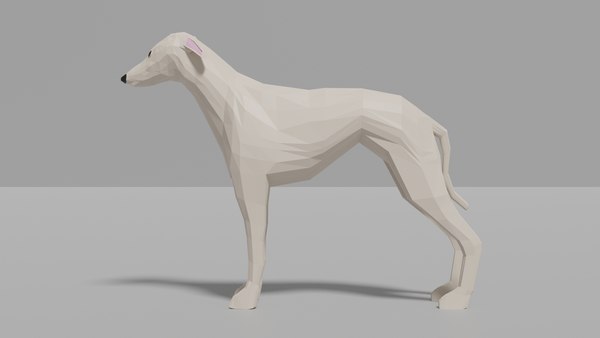 Cartoon Sighthound 3D model - TurboSquid 1755727