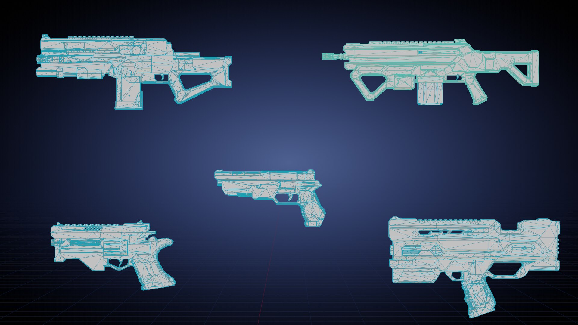 3D Scifi Weapons Collection Model - TurboSquid 2162467