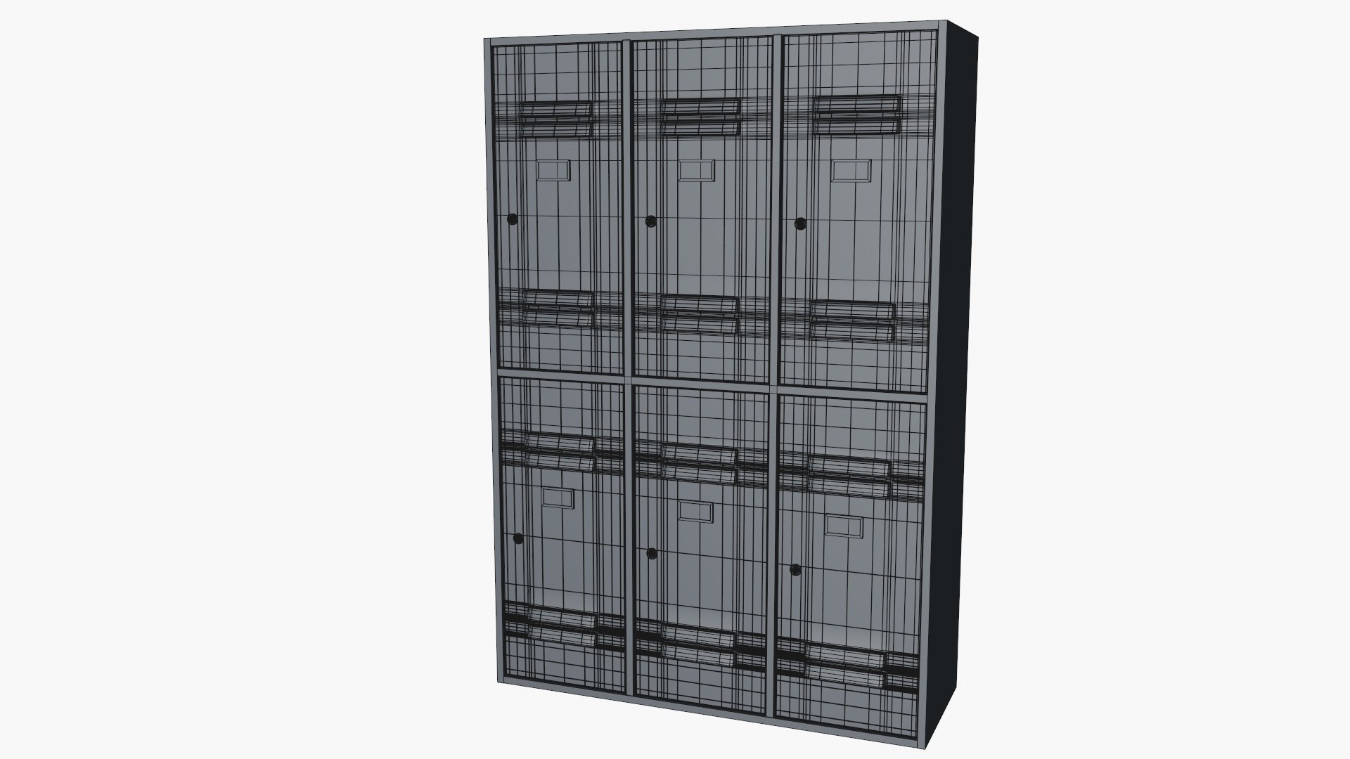 Classroom School Locker 3D Model - TurboSquid 1443142