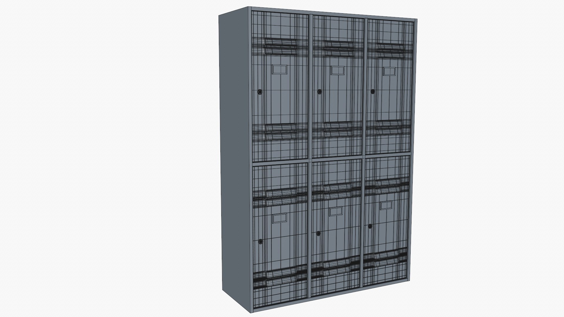 Classroom School Locker 3D Model - TurboSquid 1443142