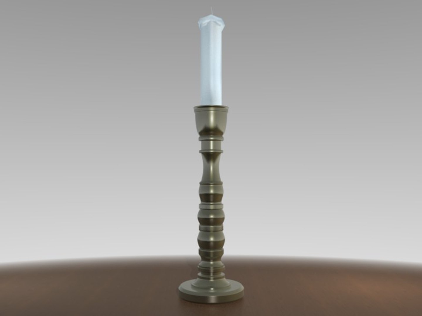 3d candle w candlestick
