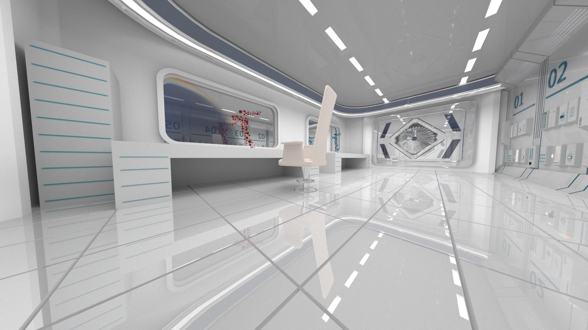 3D Sci-fi Room Fly-Through Model - TurboSquid 1755036