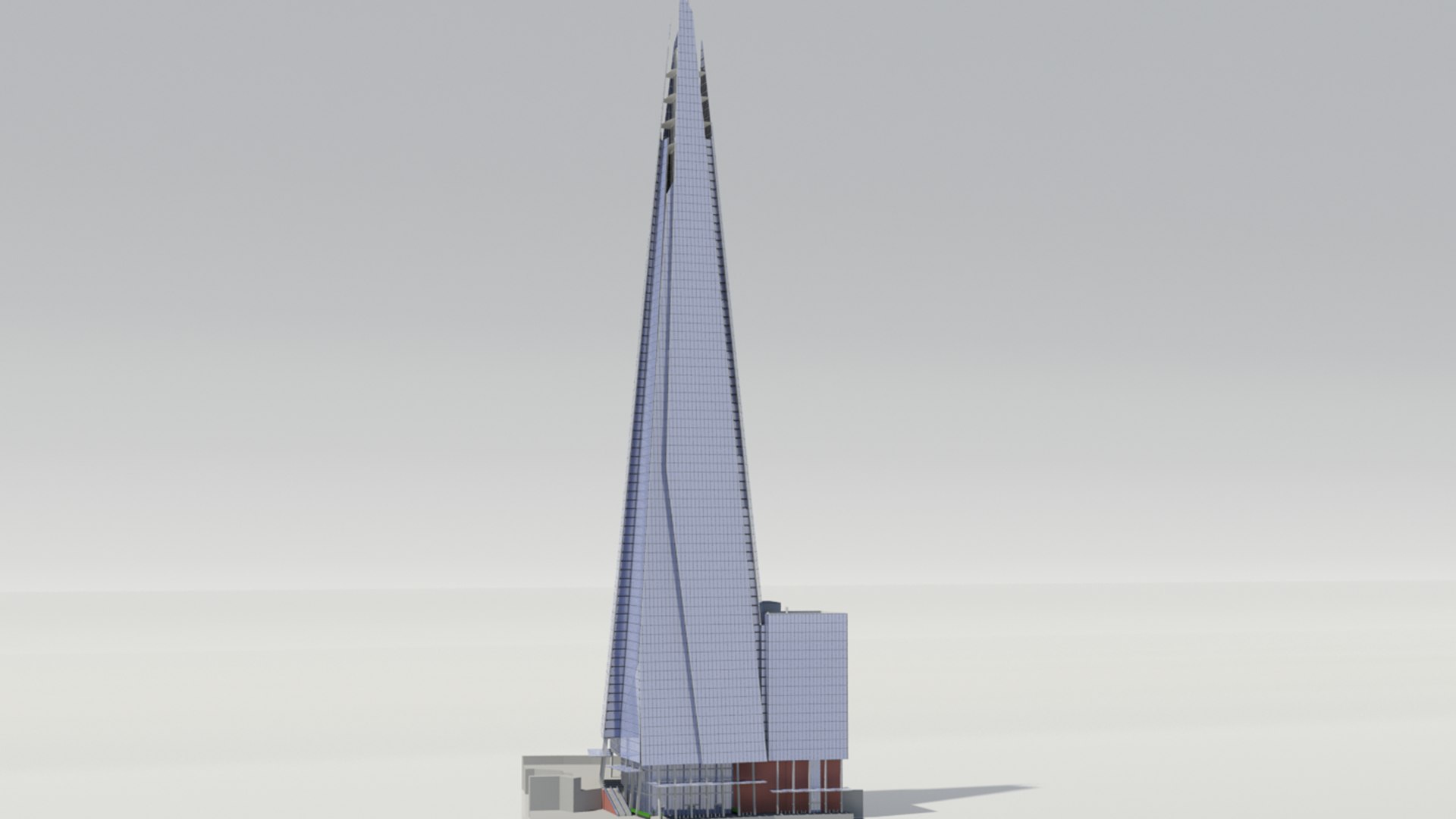 The Shard High Poly 3D Model - TurboSquid 1715882