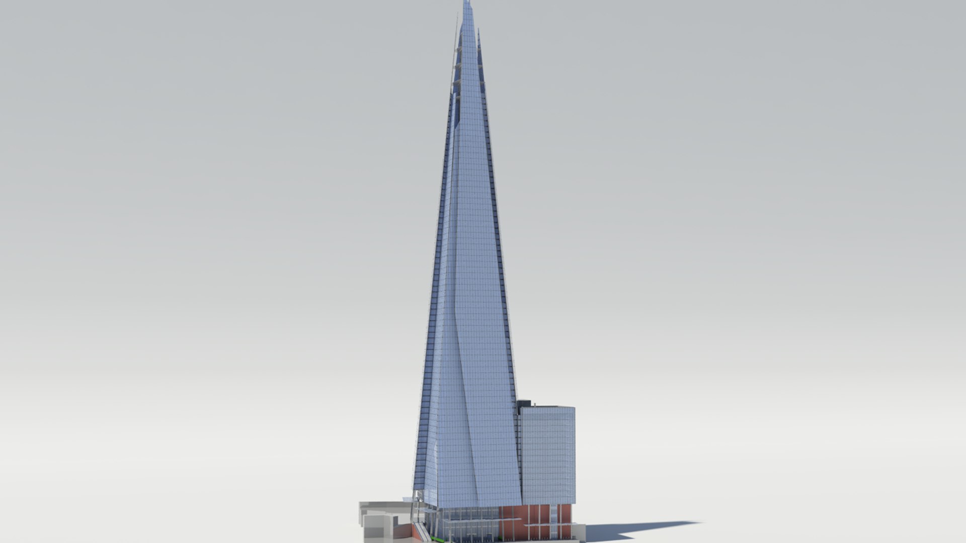 The Shard High Poly 3D Model - TurboSquid 1715882