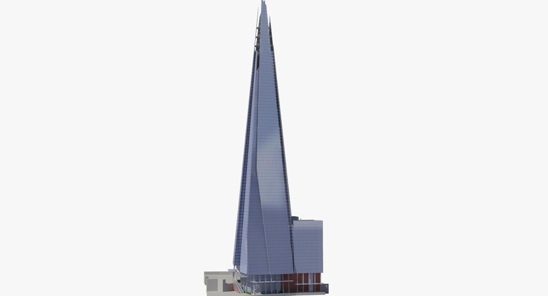 The Shard High Poly 3D model - TurboSquid 1715882