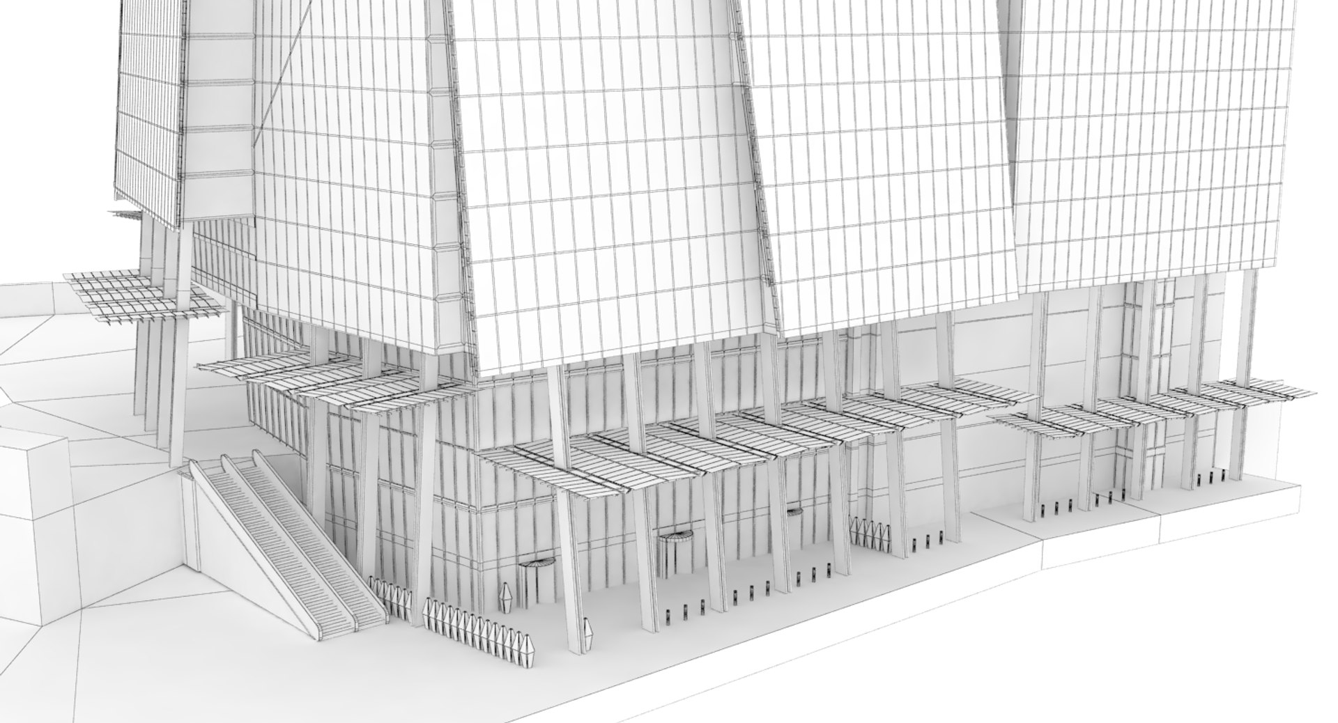 The Shard High Poly 3D Model - TurboSquid 1715882