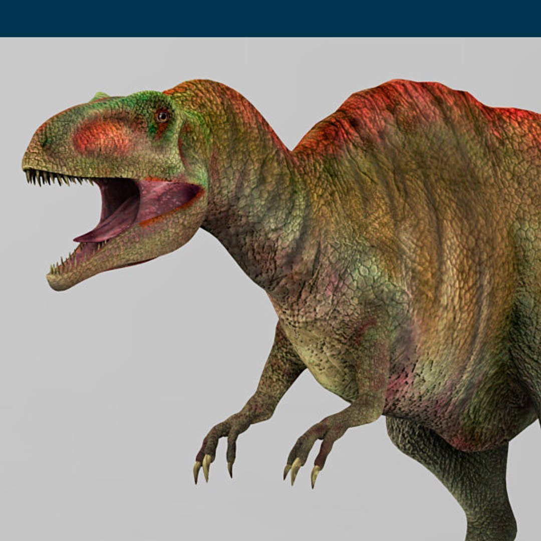 Acrocanthosaurus Beast Dinosaurs 3D Model - TurboSquid 1246108