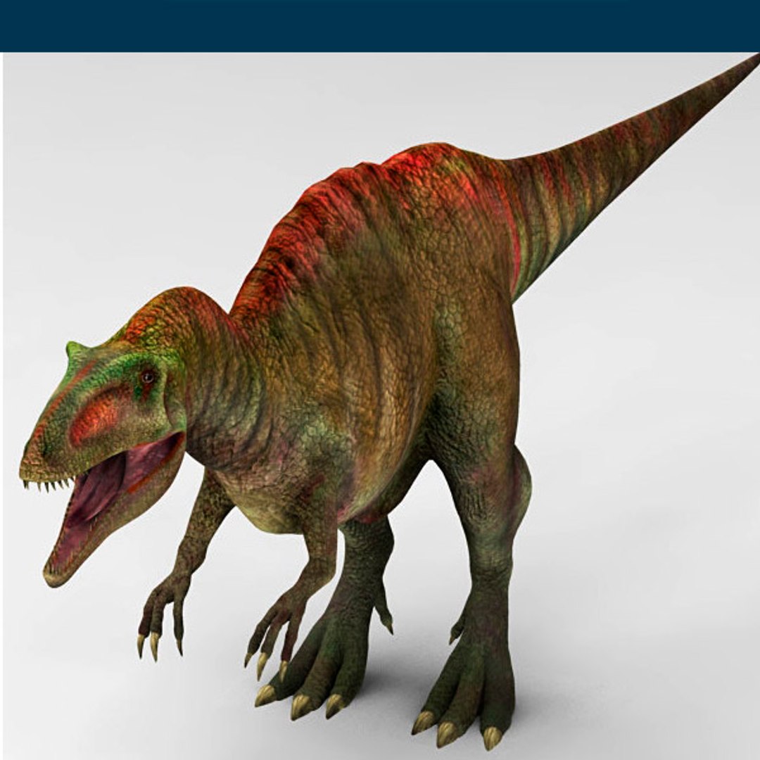 Acrocanthosaurus Beast Dinosaurs 3D Model - TurboSquid 1246108