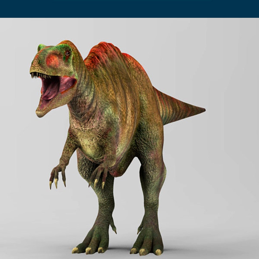 Acrocanthosaurus Beast Dinosaurs 3D Model - TurboSquid 1246108