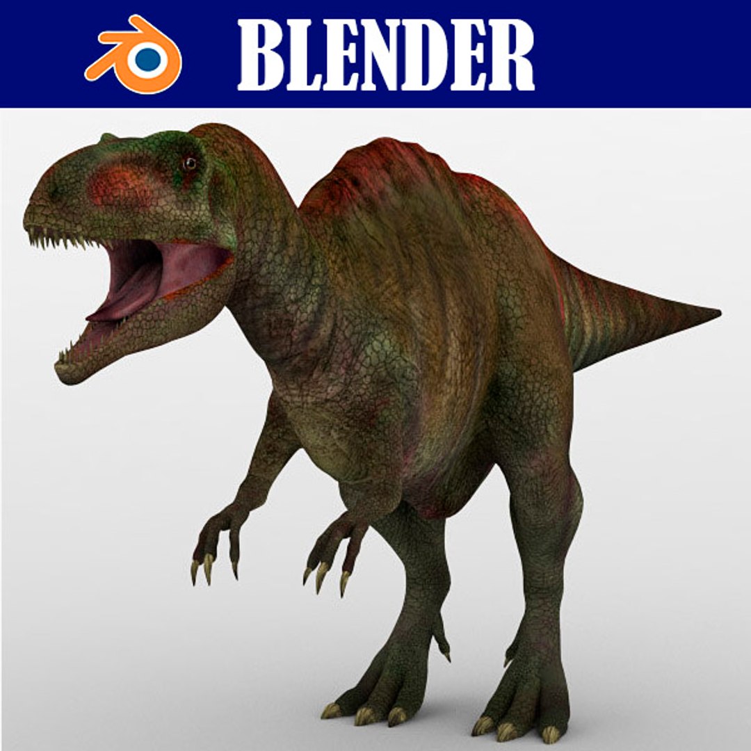 Acrocanthosaurus Beast Dinosaurs 3D Model - TurboSquid 1246108