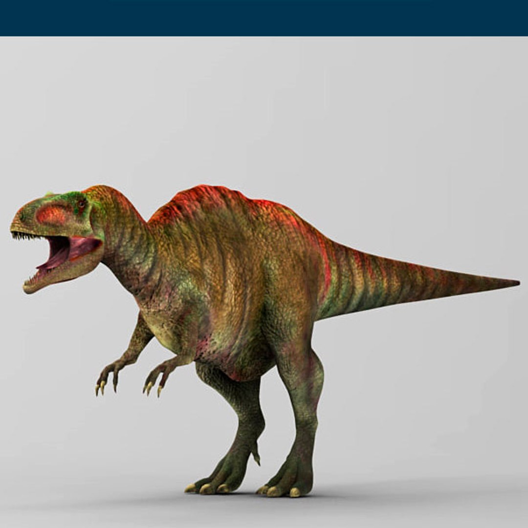 Acrocanthosaurus Beast Dinosaurs 3D Model - TurboSquid 1246108