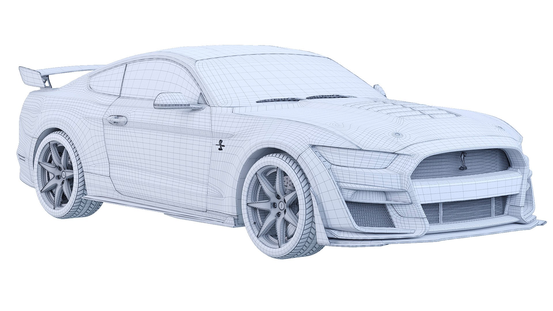 3D Ford Mustang Shelby GT500 2020 - TurboSquid 2332714