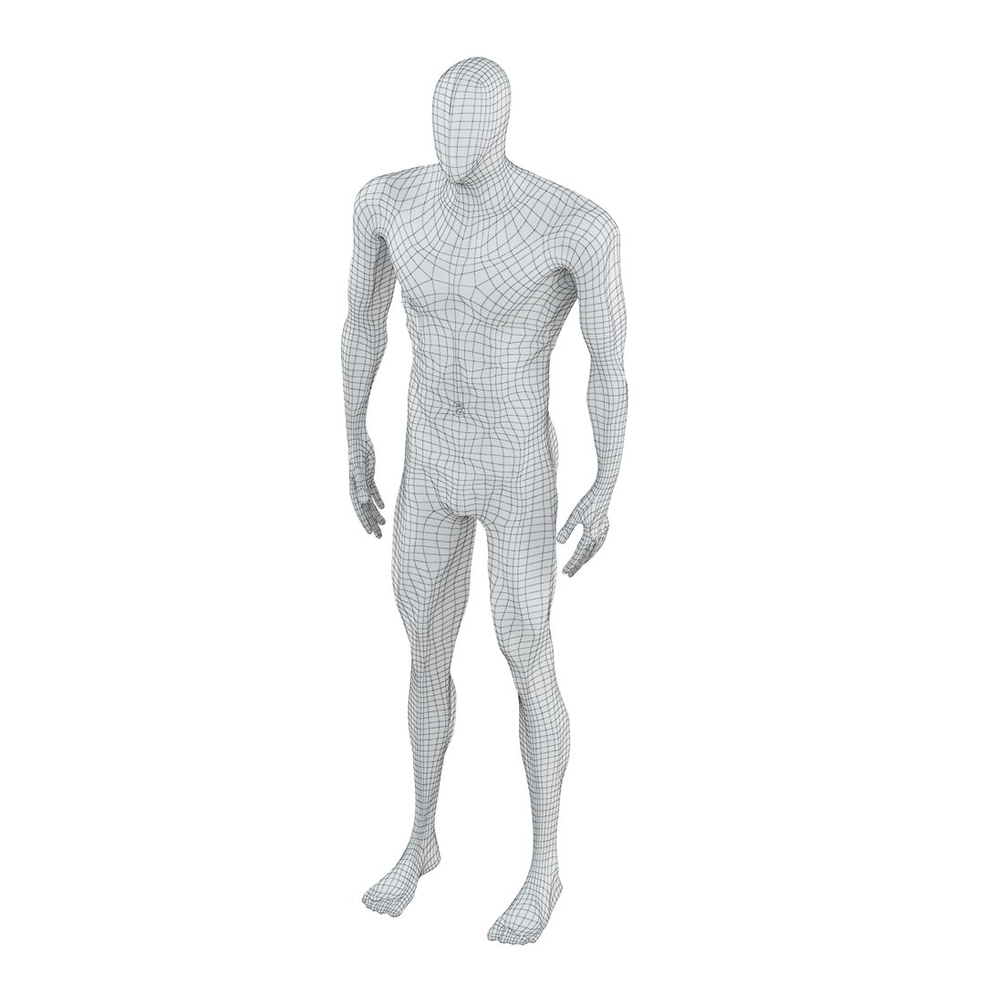 3D Male Figurine Made Of Metal Model - TurboSquid 1839620