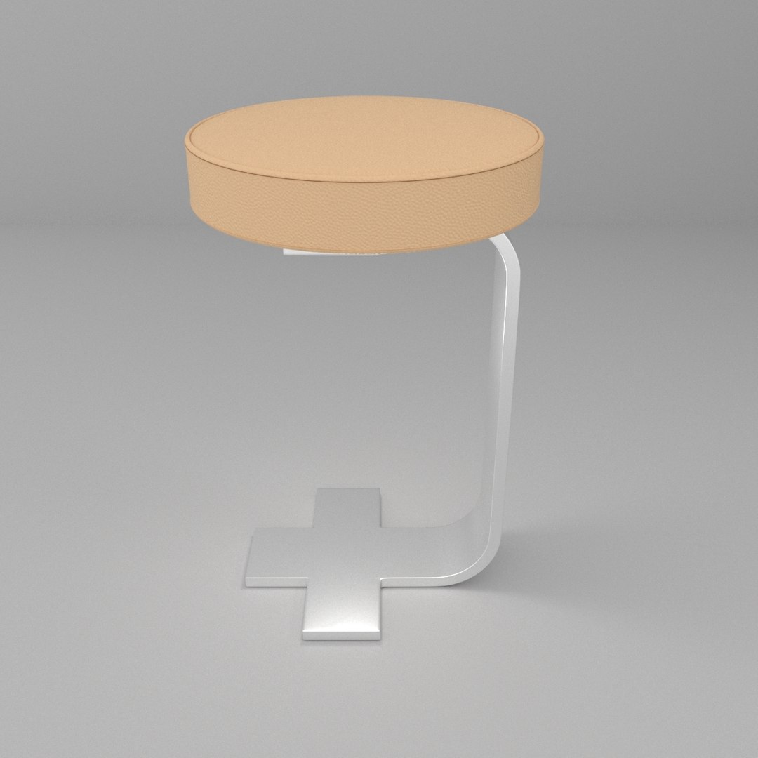 Free 3D Metal Stool Chair - TurboSquid 1968017