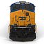 Locomotive Es40dc Csx Blue 3d Obj