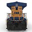 Locomotive Es40dc Csx Blue 3d Obj