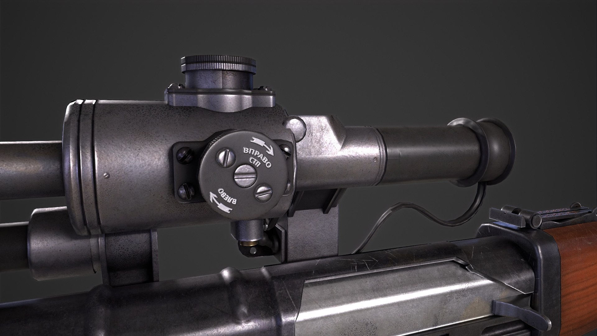 SVD Dangerous Sniper Rifle - AAA Gameready 3D Model - TurboSquid 2060645