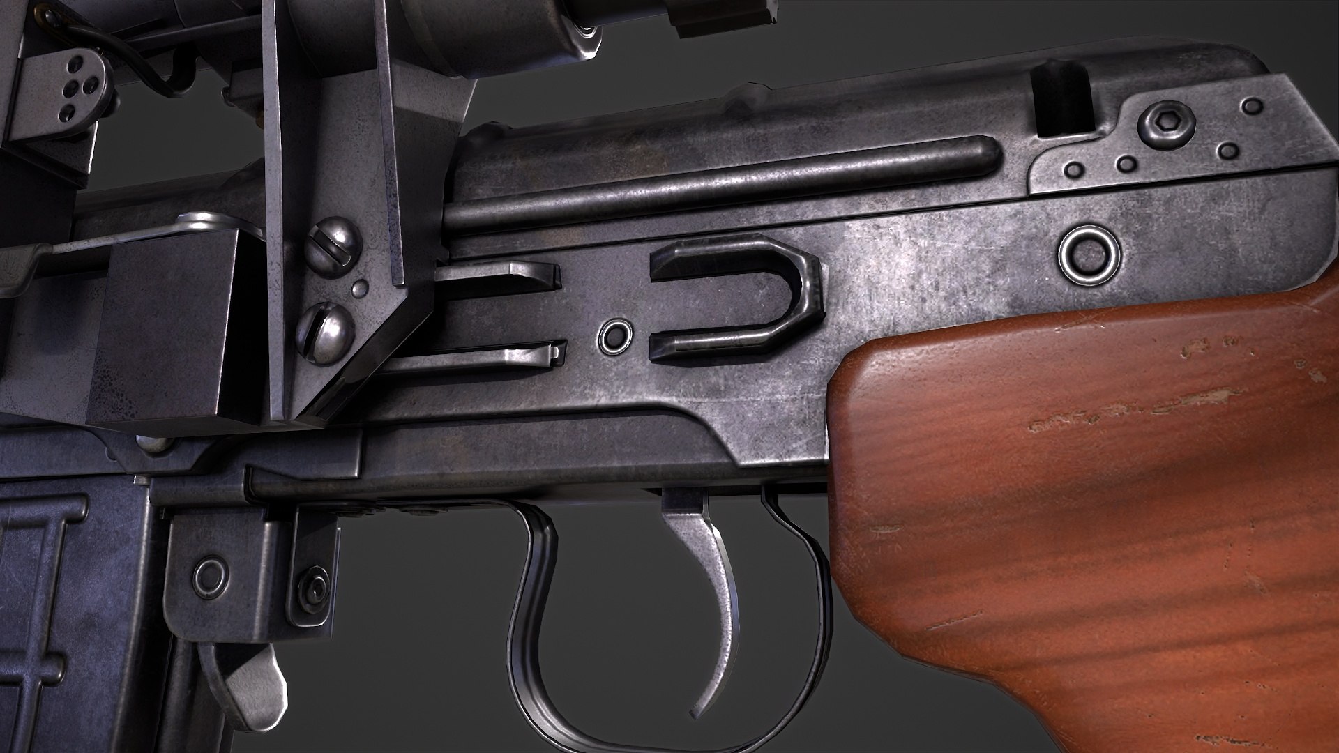 SVD Dangerous Sniper Rifle - AAA Gameready 3D model - TurboSquid 2060645