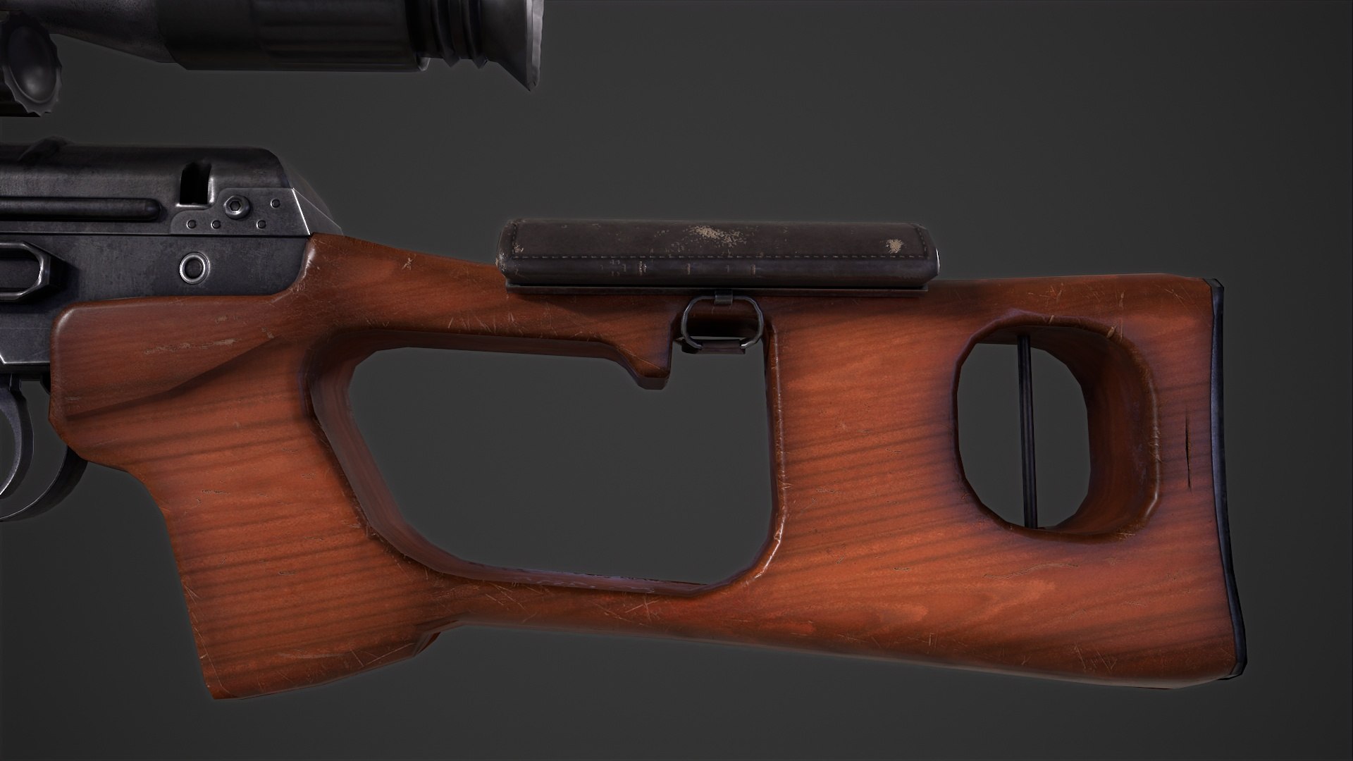 SVD Dangerous Sniper Rifle - AAA Gameready 3D model - TurboSquid 2060645