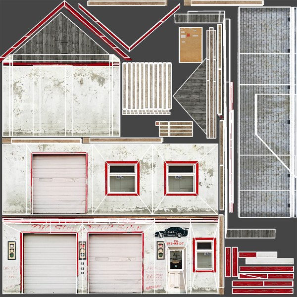 Warehouse Low Poly - 3 Models Collection 3D 모델 - TurboSquid 2029663