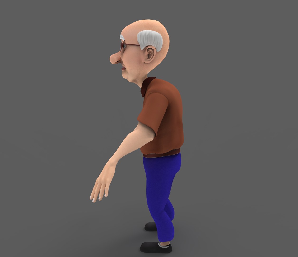 Oldman Man 3D Model - TurboSquid 1287075
