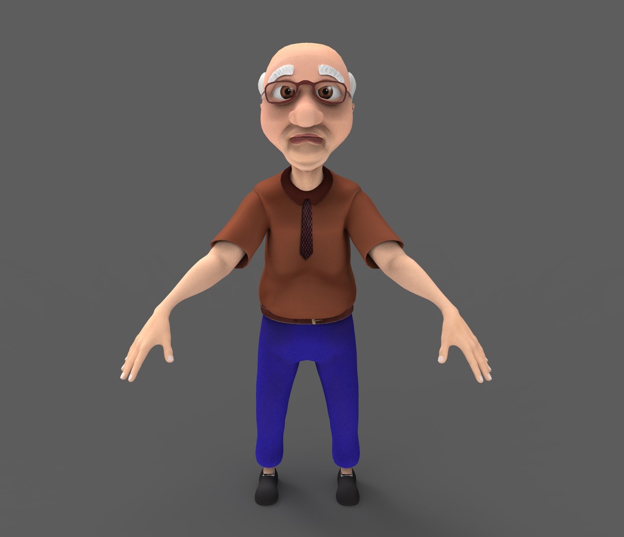 Oldman Man 3D Model - TurboSquid 1287075
