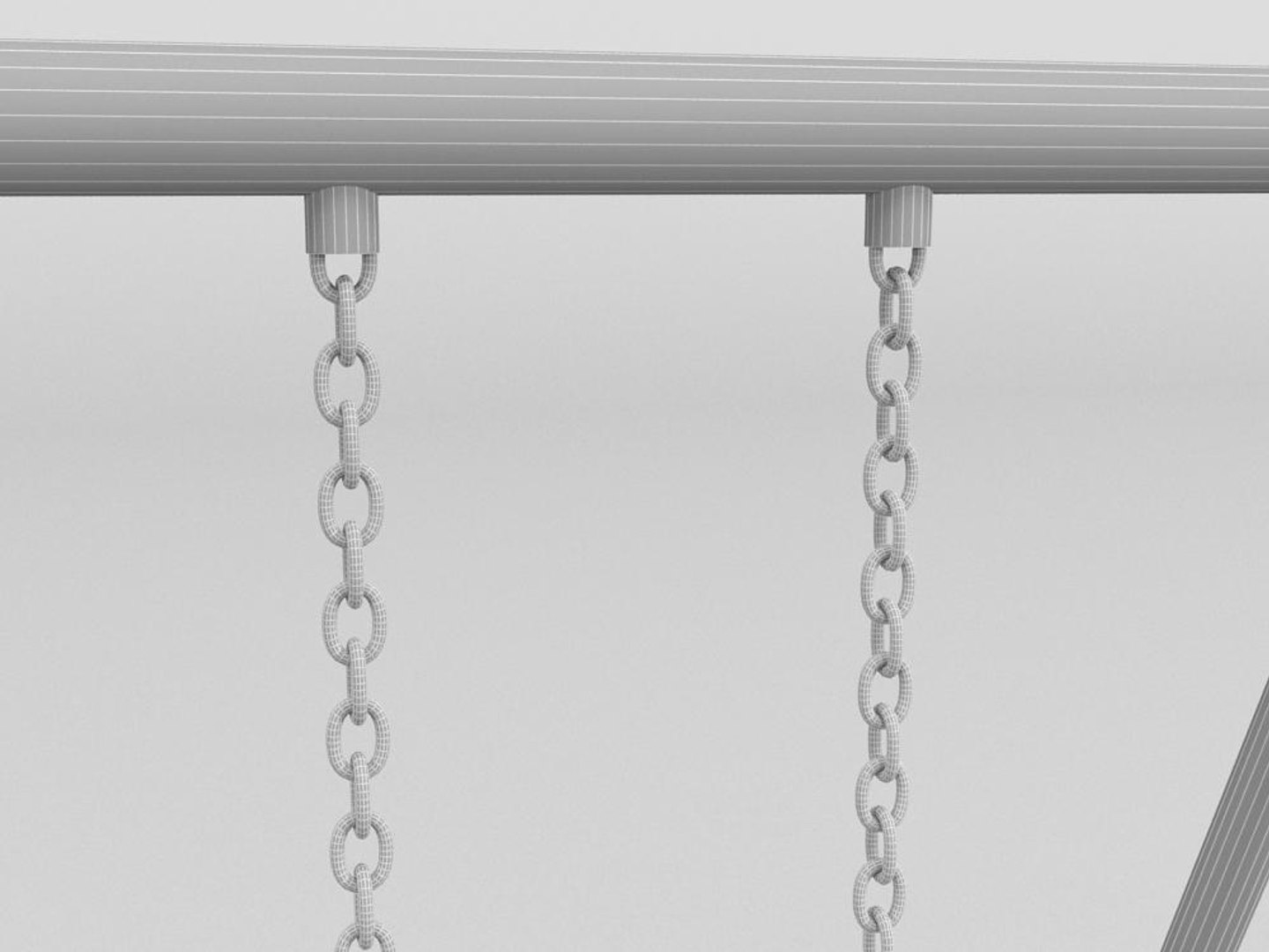 swing external playground 3d obj