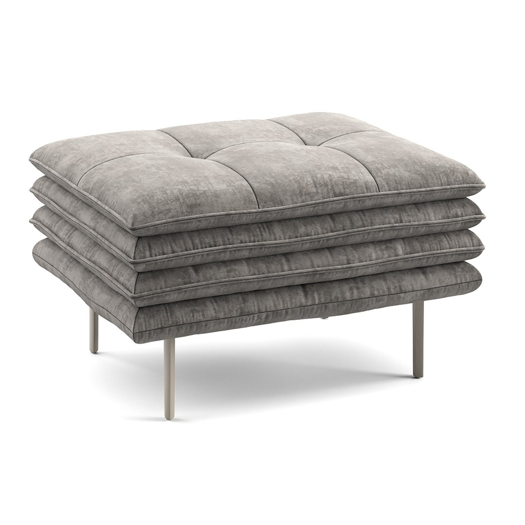 3D Model Calia Italia Mater Familias Pouf E Bench 635-641 - TurboSquid ...