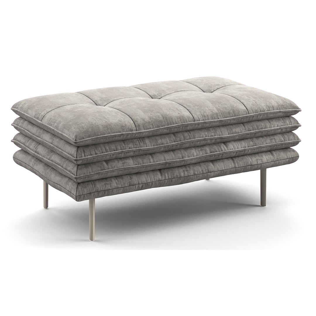 3D Model Calia Italia Mater Familias Pouf E Bench 635-641 - TurboSquid ...