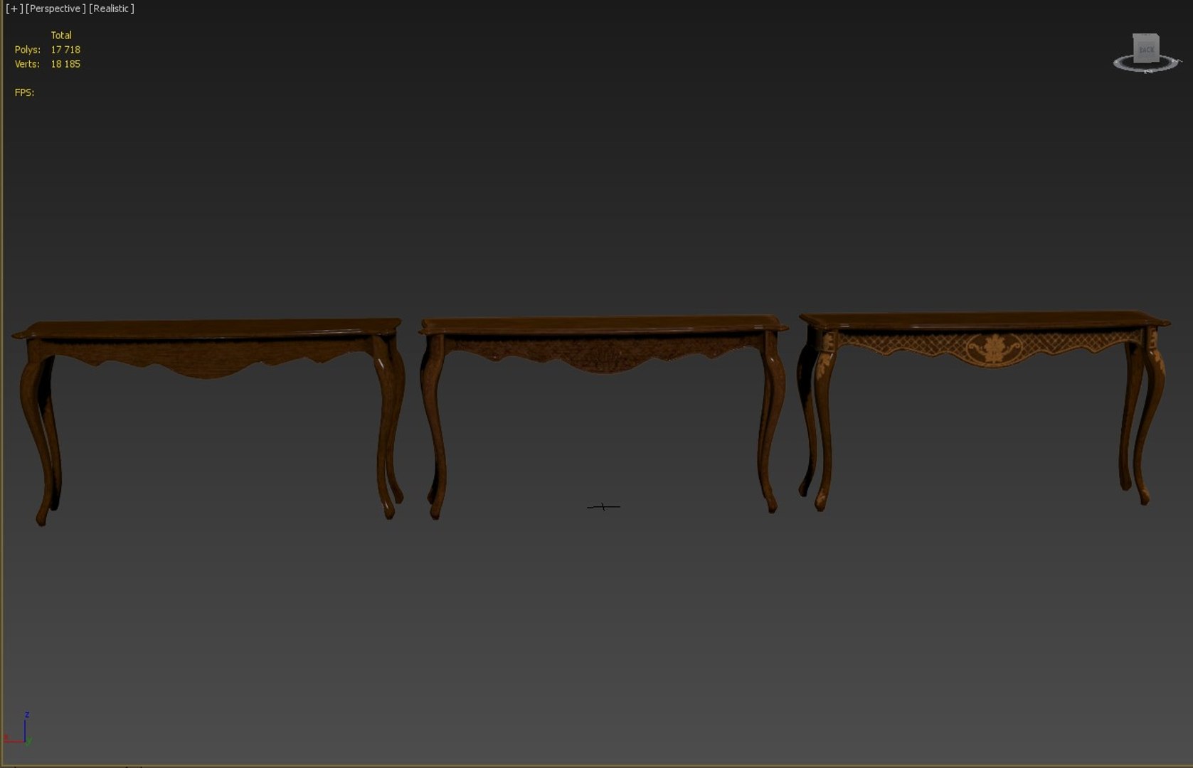 Classic table 1500 model - TurboSquid 1456137