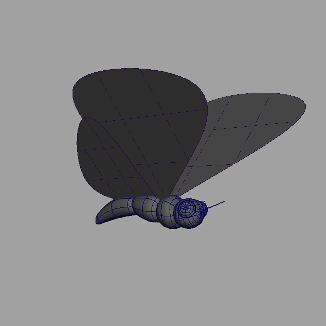 Rigged Fantasy Fairy Butterfly 3d Model