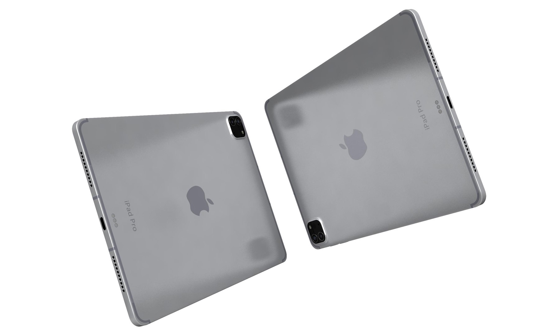 Apple IPad Pro 2022 4th Gen Silver 3D Model - TurboSquid 1987663