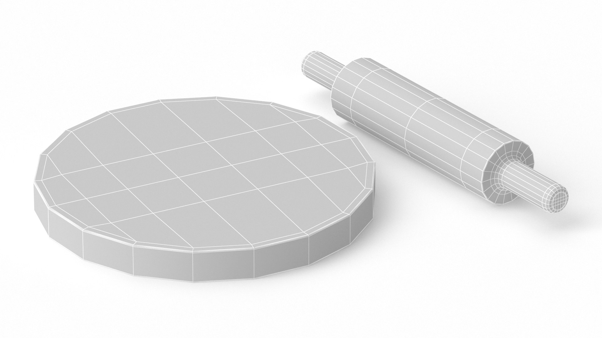 Kitchen Rolling Pin 3d Model Turbosquid 2168653