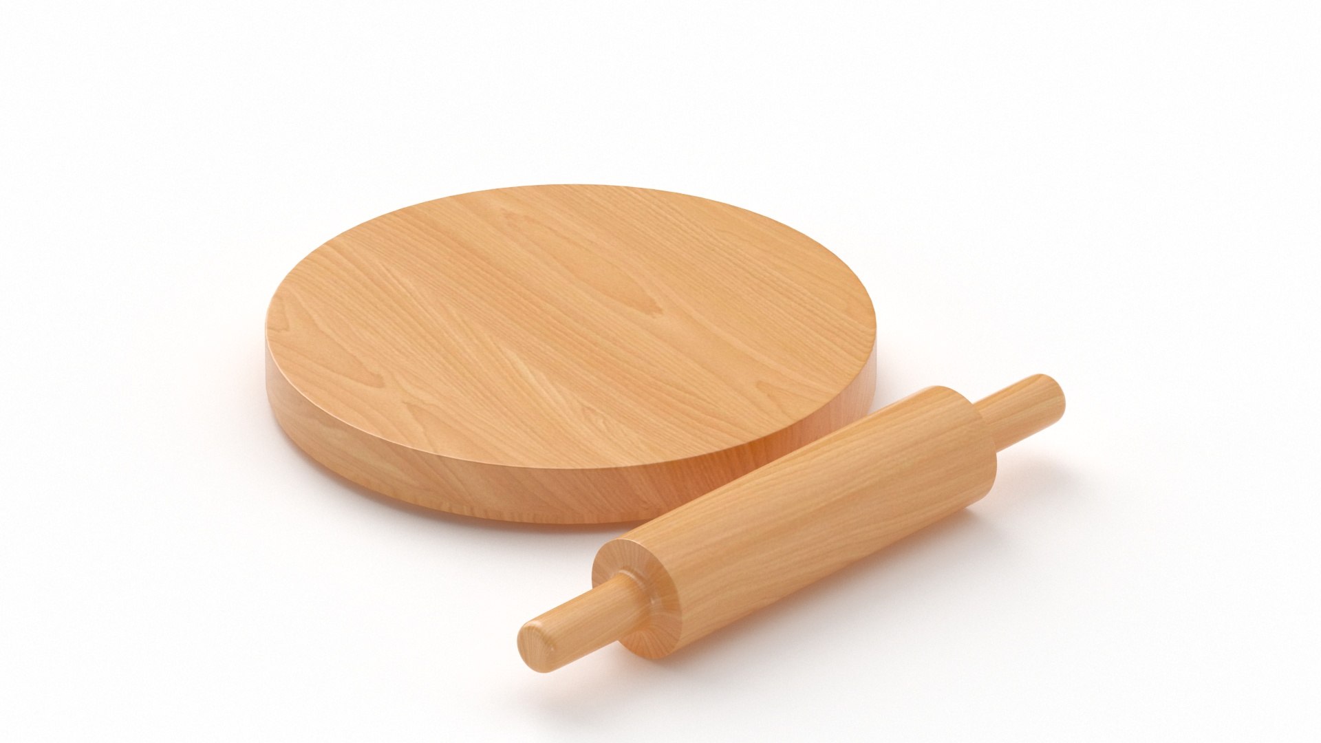 Kitchen Rolling Pin 3d Model Turbosquid 2168653