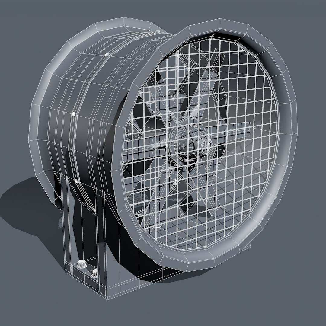 3d Industrial Fan