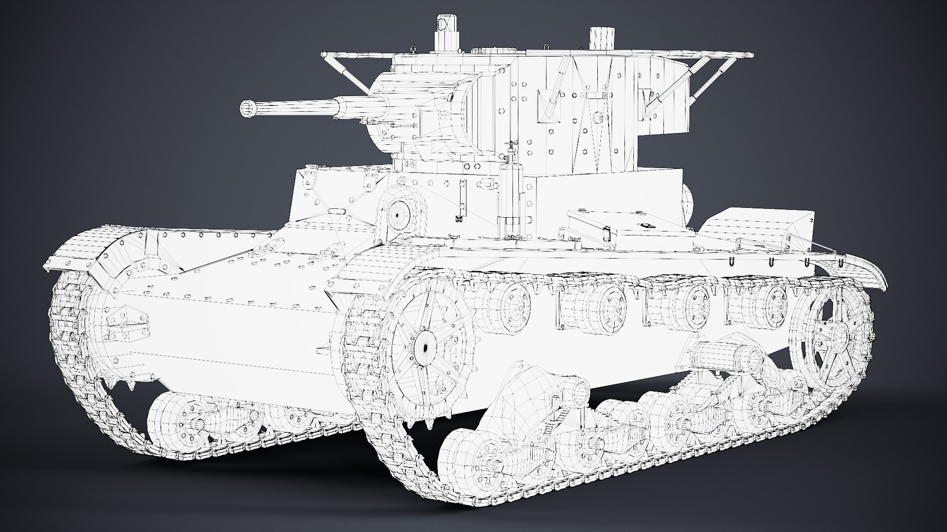 3D T26 Tank Gameready - TurboSquid 2141074