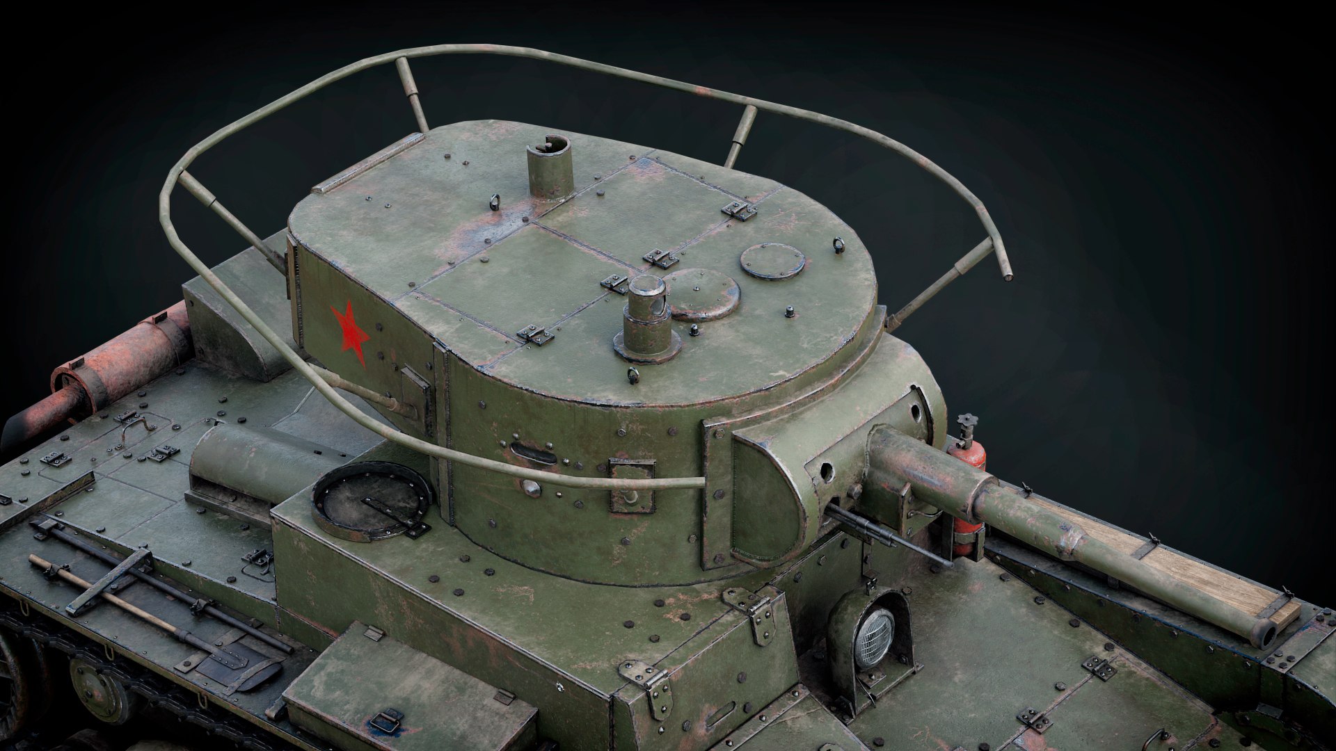 3D T26 Tank Gameready - TurboSquid 2141074