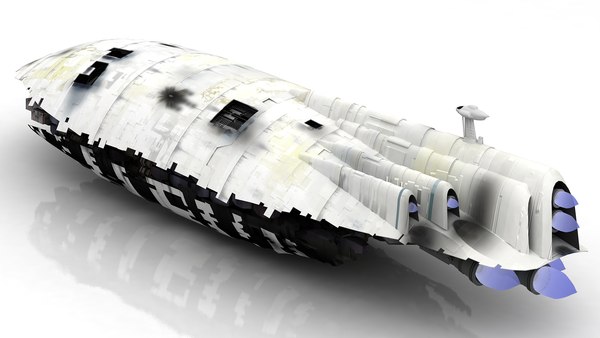 3D model gr-75 medium transport spacecraft - TurboSquid 1619602
