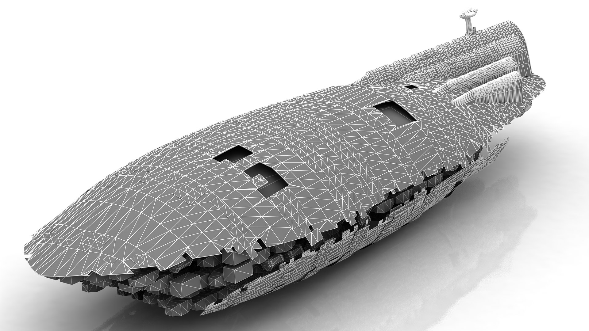 3D Model Gr-75 Medium Transport Spacecraft - TurboSquid 1619602