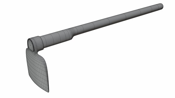 Hoe model - TurboSquid 1960402