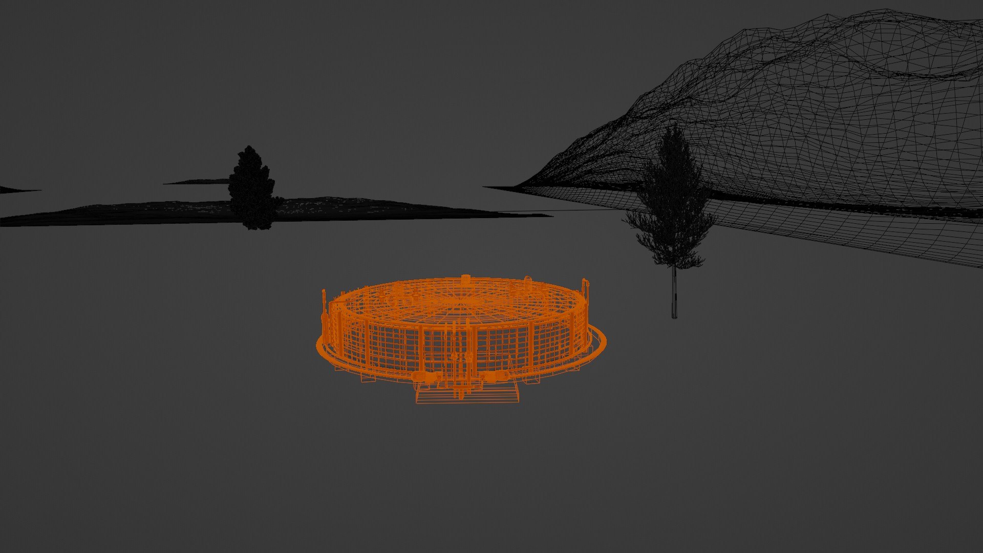 Fishpond Shrimp Aquaculture Round 3D Model - TurboSquid 2028305