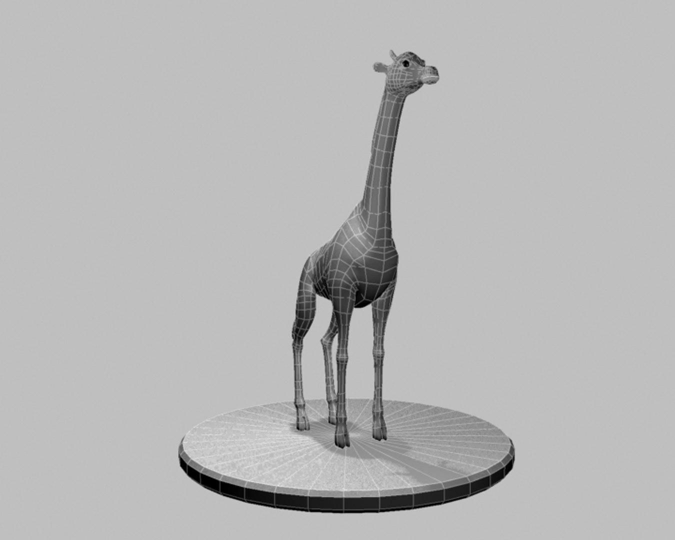 Giraffe Animals 3d Model