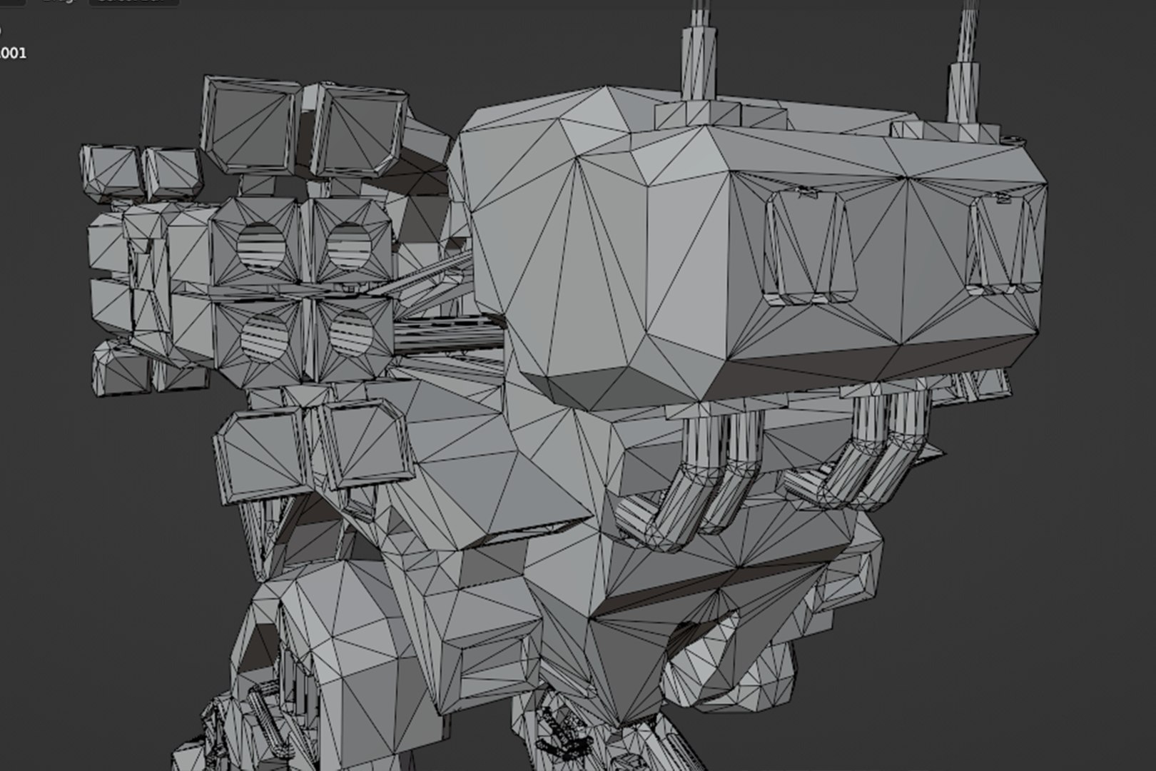 3D Walking Tank - Low-poly Game-ready 3D Model - TurboSquid 2002171