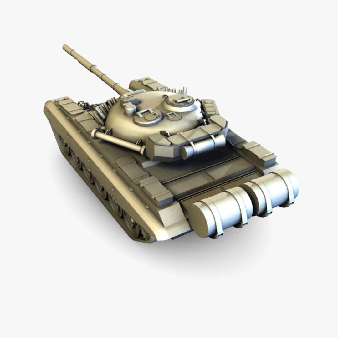3d Model Of T-72 Tank