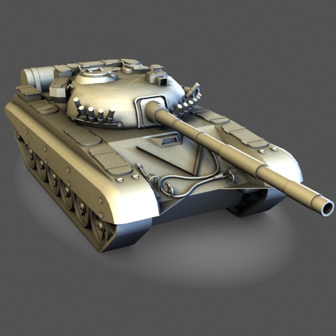 3d Model Of T-72 Tank