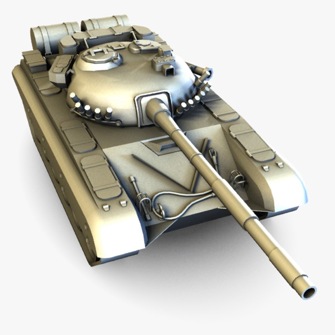 3d Model Of T-72 Tank