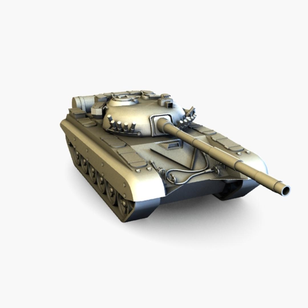 3d Model Of T-72 Tank