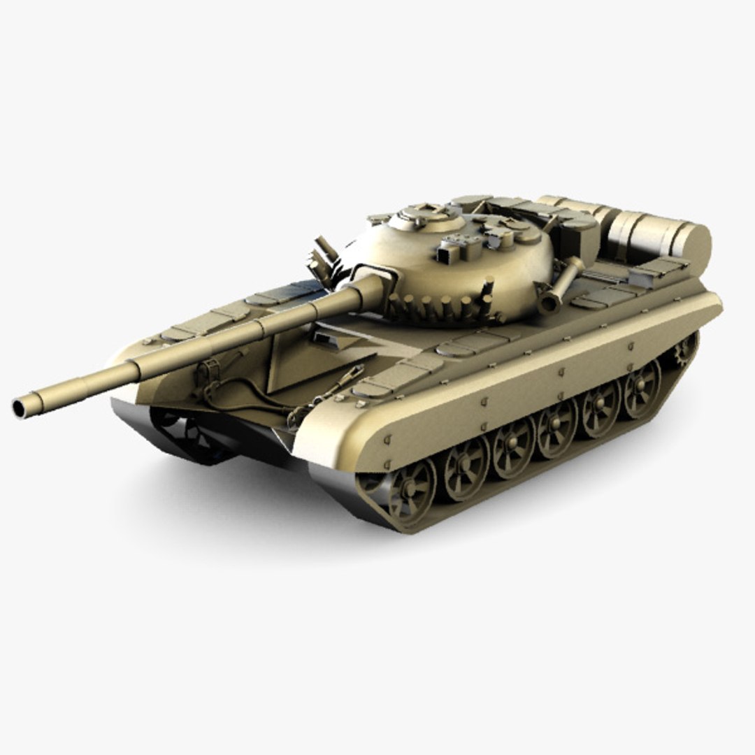 3d Model Of T-72 Tank