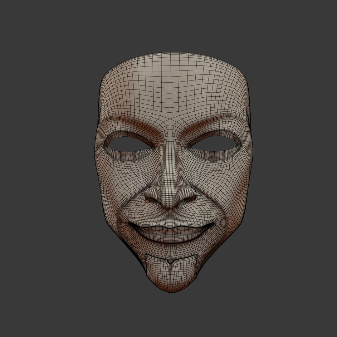 3D Model Anonymous Mask - TurboSquid 1284793